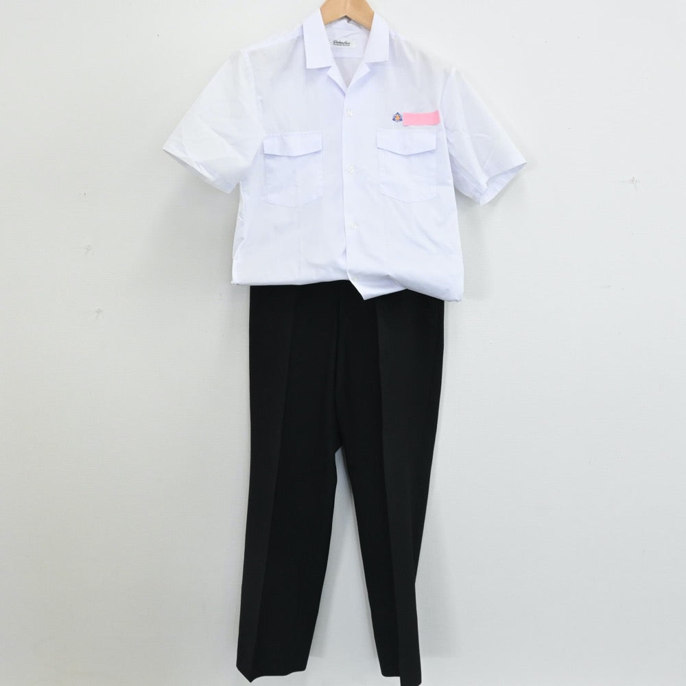 【中古制服】福岡県 牟田山中学校 男子制服 3点（シャツ・ズボン）sf006008【リサイクル学生服】 中古制服通販パレイド