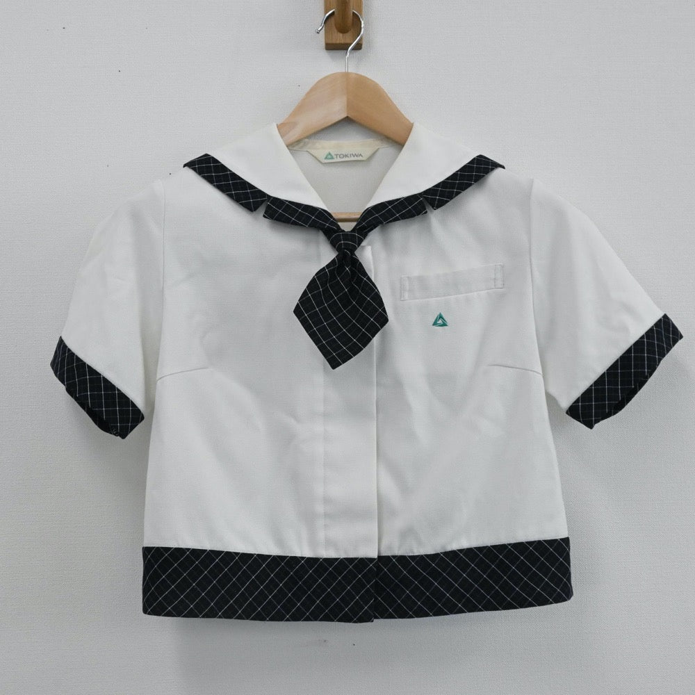 【中古制服】茨城県 常磐大学高等学校 女子制服 3点（セーラー服）sf006075【リサイクル学生服】 中古制服通販パレイド