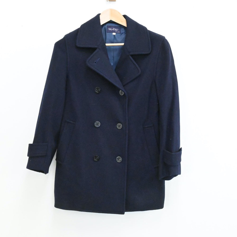 【中古制服】愛知県 日比津中学校 女子制服 1点（コート）sf006124【リサイクル学生服】 中古制服通販パレイド