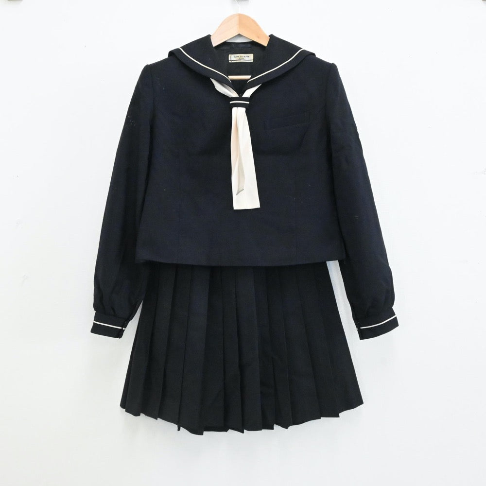 【中古制服】愛知県 修文女子高等学校 女子制服 3点(セーラー服・スカート)sf006162【リサイクル学生服】 中古制服通販パレイド