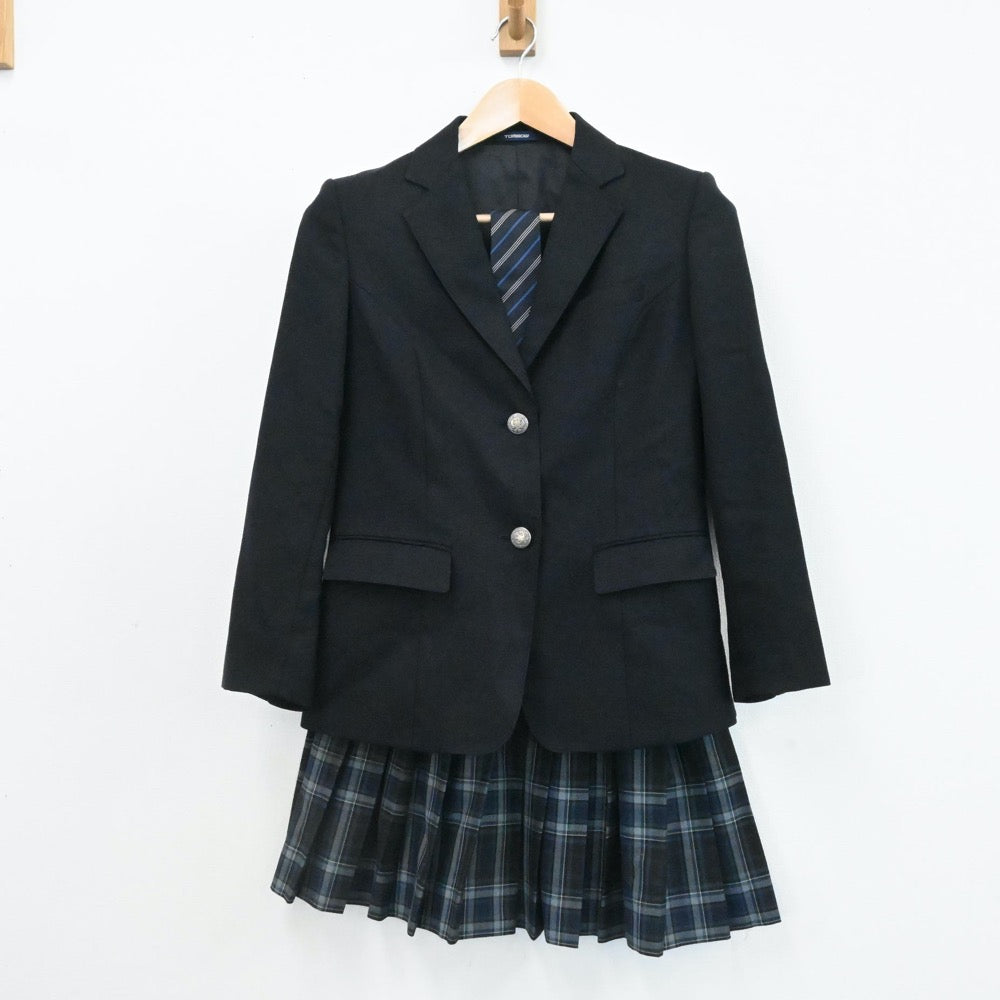 【中古制服】東京都 都立浅草高等学校 女子制服 4点（ブレザー・スカート・スカート）sf006264【リサイクル学生服】 中古制服通販パレイド