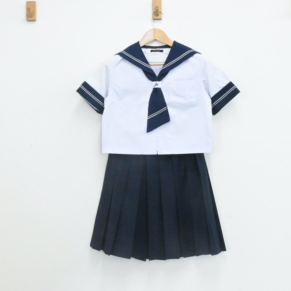 【中古制服】山梨県 甲府市立城南中学校 女子制服 4点(セーラー服・スカート)sf006736【リサイクル学生服】 中古制服通販パレイド