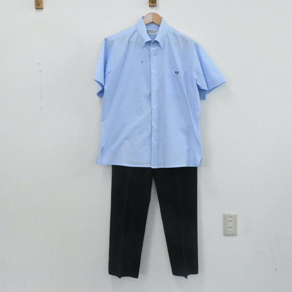 【中古制服】岩手県 盛岡中央高等学校制服 男子制服 2点（シャツ・ズボン）sf006923【リサイクル学生服】 中古制服通販パレイド