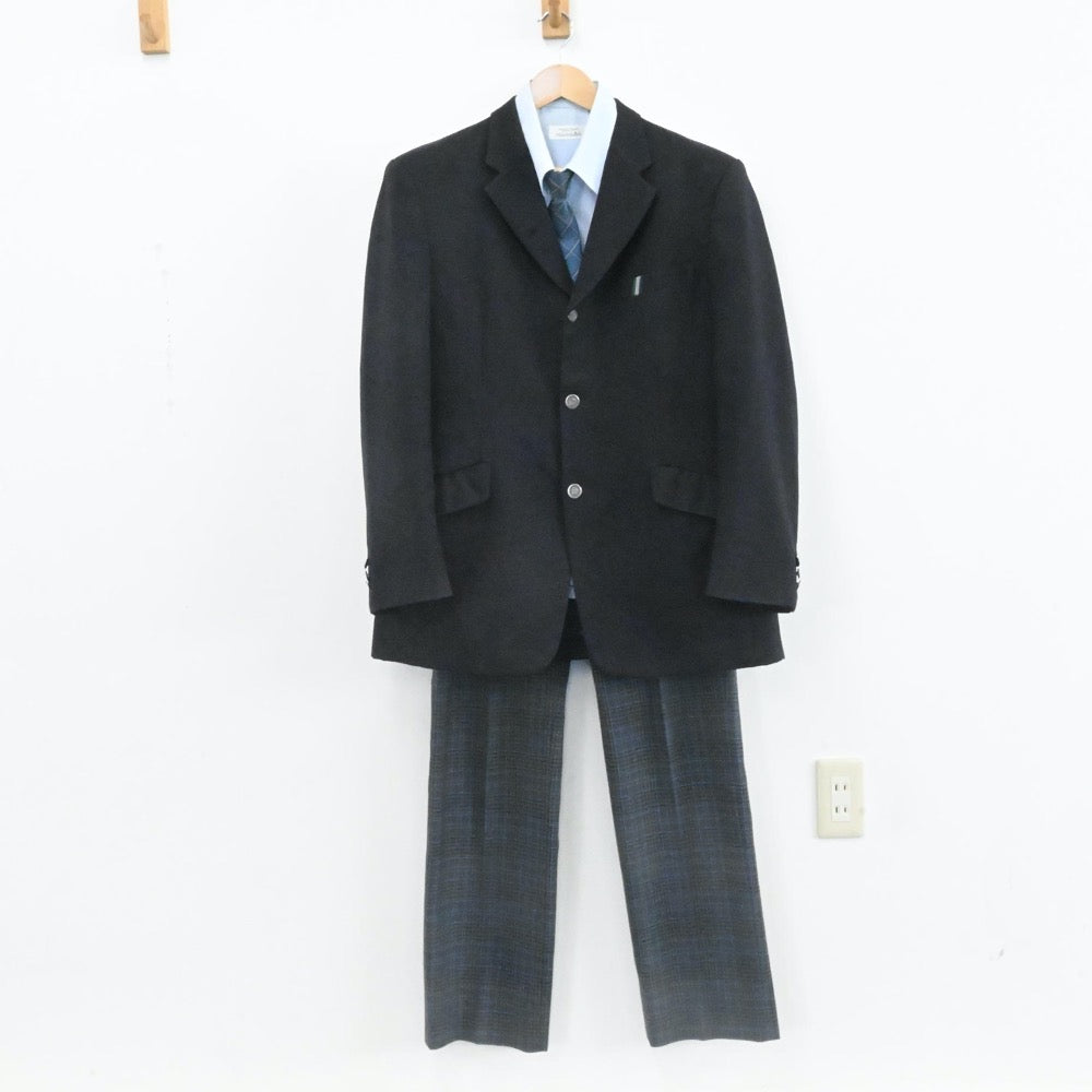 【中古制服】三重県 鈴鹿中等教育学校 男子制服 4点（ブレザー・シャツ・ズボン）sf006978【リサイクル学生服】 中古制服通販パレイド