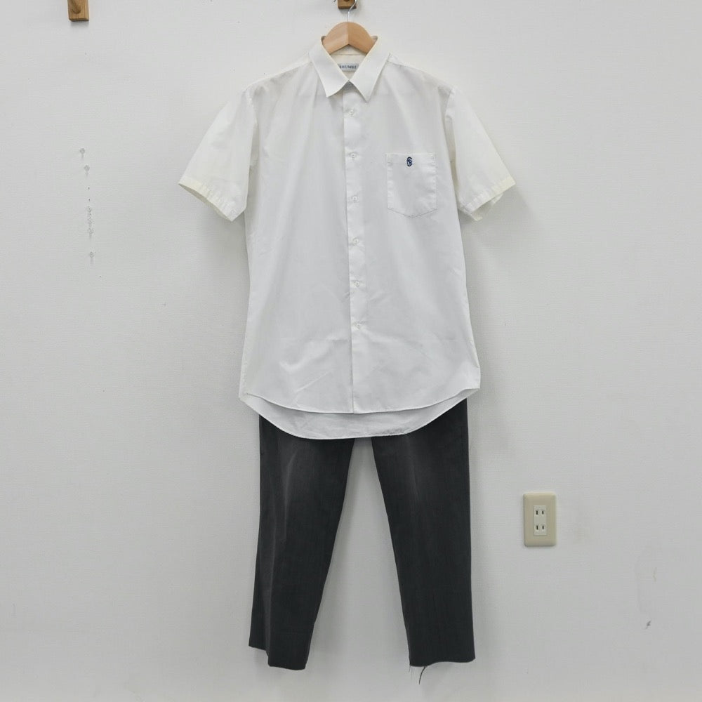【中古制服】埼玉県 秀明英光高等学校 男子制服 2点（シャツ・ズボン）sf007452【リサイクル学生服】 中古制服通販パレイド