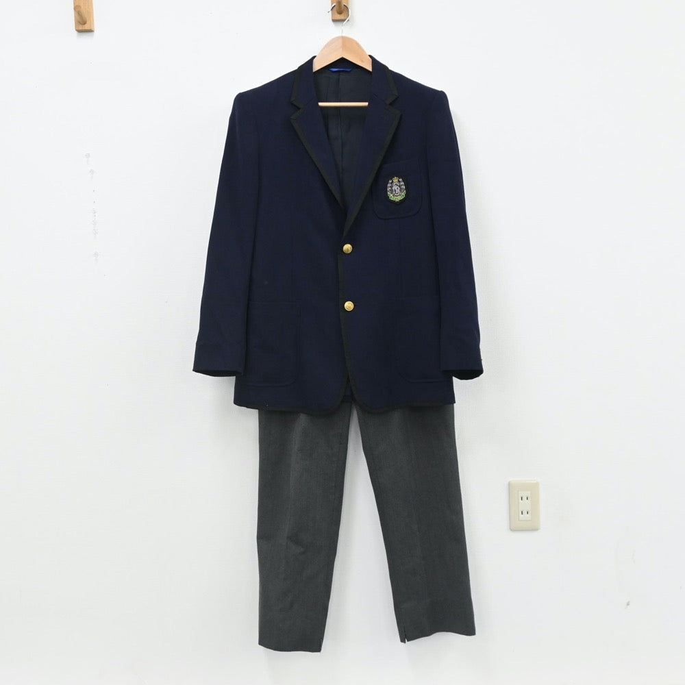 【中古制服】埼玉県 秀明英光高等学校 男子制服 5点（ブレザー・ニット・シャツ・ズボン）sf007453【リサイクル学生服】 中古制服通販パレイド