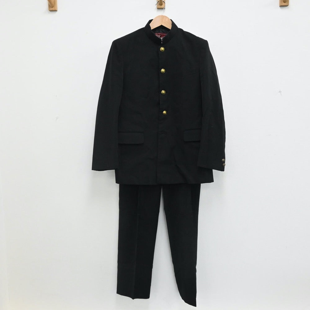 【中古制服】群馬県 群馬県立渋川高等学校 男子制服 3点(学ラン・ズボン・ズボン)sf007667【リサイクル学生服】 中古制服通販パレイド