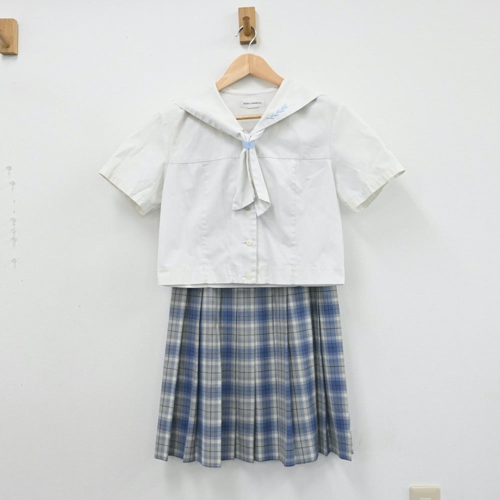【中古制服】愛知県 名城大学附属高等学校 女子制服 3点（セーラー服・スカート）sf007794【リサイクル学生服】 中古制服通販パレイド