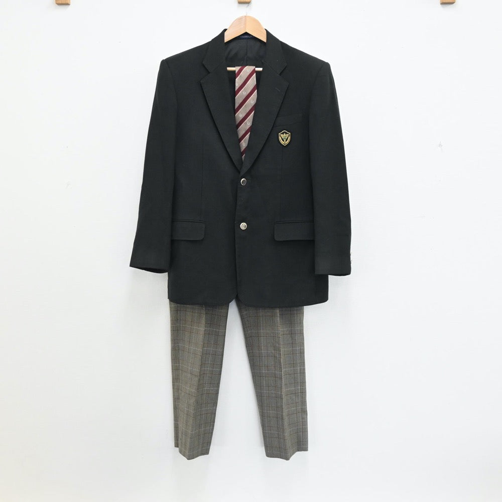 【中古制服】愛知県 愛知県立半田商業高等学校 男子制服 4点（ブレザー・ズボン）sf008030【リサイクル学生服】 中古制服通販パレイド