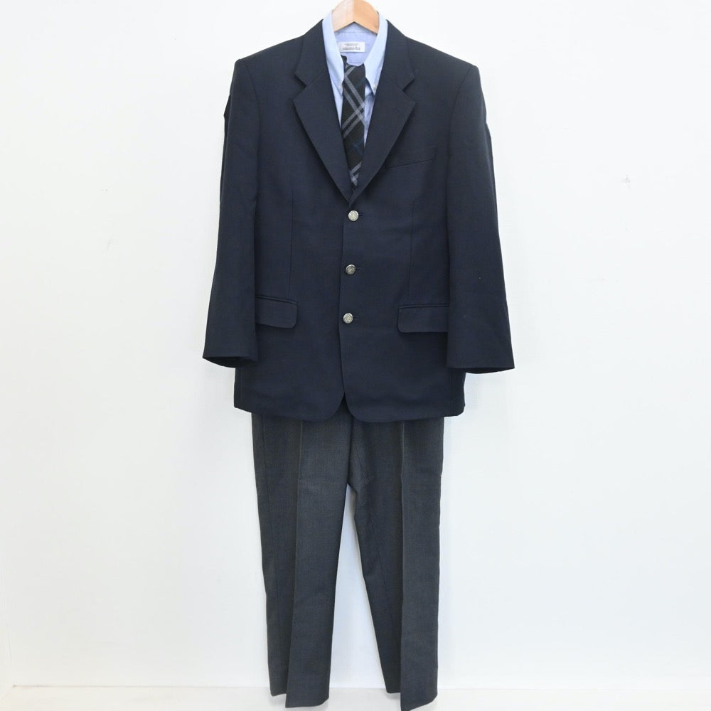 【中古制服】神奈川県 橘学苑高等学校 男子制服 5点（ブレザー・シャツ・ニット・ズボン）sf008281【リサイクル学生服】 中古制服通販パレイド