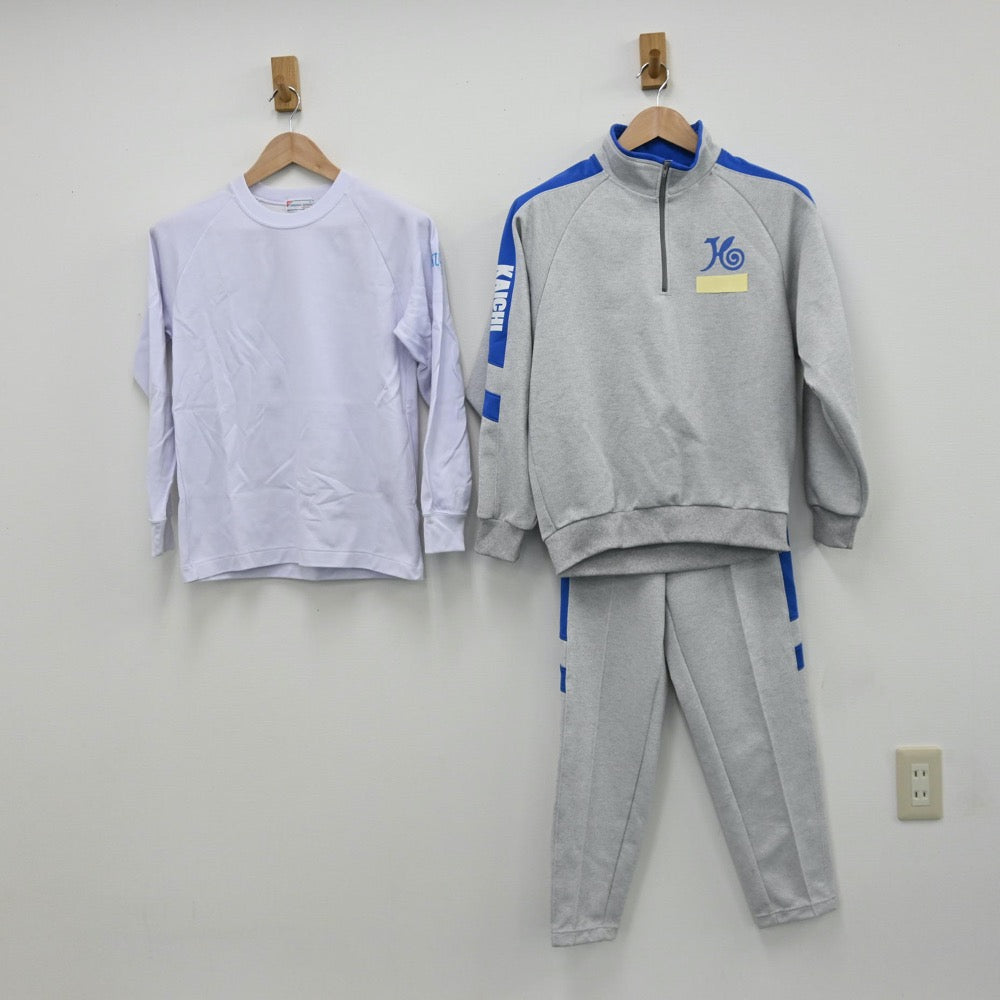【中古制服】埼玉県 開智学園高等学校 女子制服 4点（ジャージ 上・ジャージ 下・体操服 上）sf008578【リサイクル学生服】 中古