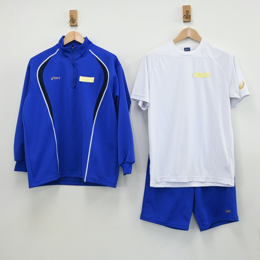 【中古制服】岐阜県 近江兄弟社高等学校 男子制服 3点（体操服 上・ジャージ 上・体操服 下）sf009388【リサイクル学生服】 中古
