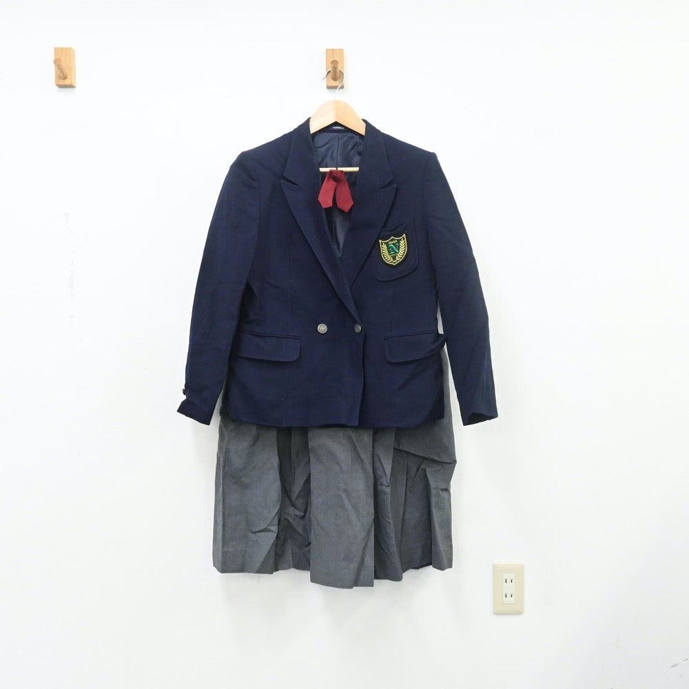 【中古制服】秋田県 秋田県立西目高等学校 女子制服 5点（ブレザー・ニット・スカート）sf009499【リサイクル学生服】 中古制服通販パレイド