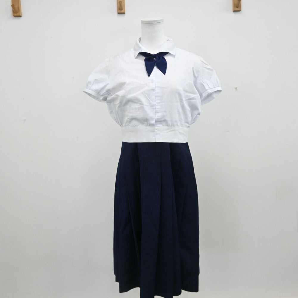 【中古制服】奈良県 帝塚山中学高等学校 女子制服 5点（シャツ・ニット・スカート）sf010129【リサイクル学生服】 中古制服通販パレイド