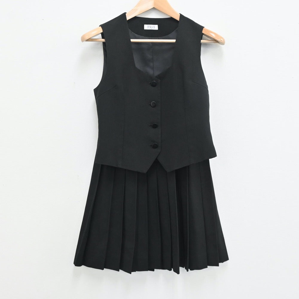 【中古制服】群馬県 太田女子高等学校 女子制服 2点（ベスト・スカート）sf010208【リサイクル学生服】 中古制服通販パレイド