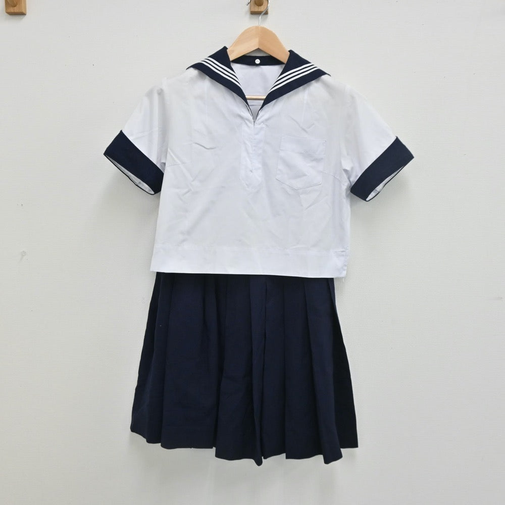 【中古制服】神奈川県 鎌倉女学院中学校・高等学校 女子制服 2点（セーラー服・スカート）sf010219【リサイクル学生服】 中古制服通販パレイド