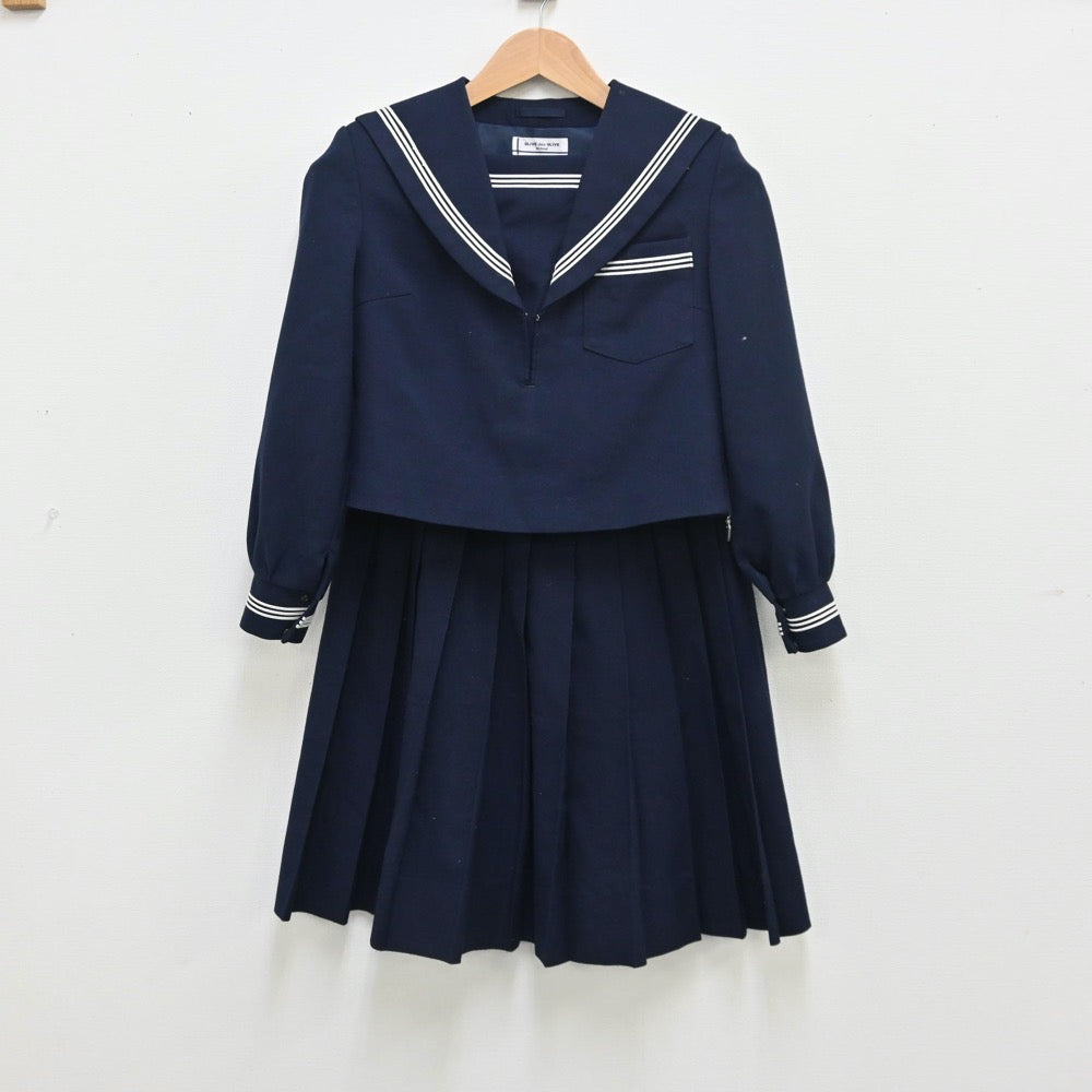 【中古制服】大阪府 貝塚市立第二中学校 女子制服 2点（セーラー服・スカート）sf010419【リサイクル学生服】 中古制服通販パレイド