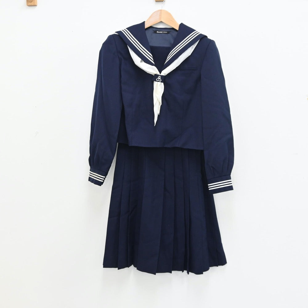 【中古制服】埼玉県 埼玉県東松山市立南中学校 女子制服 3点（セーラー服・スカート）sf010782【リサイクル学生服】 中古制服通販パレイド