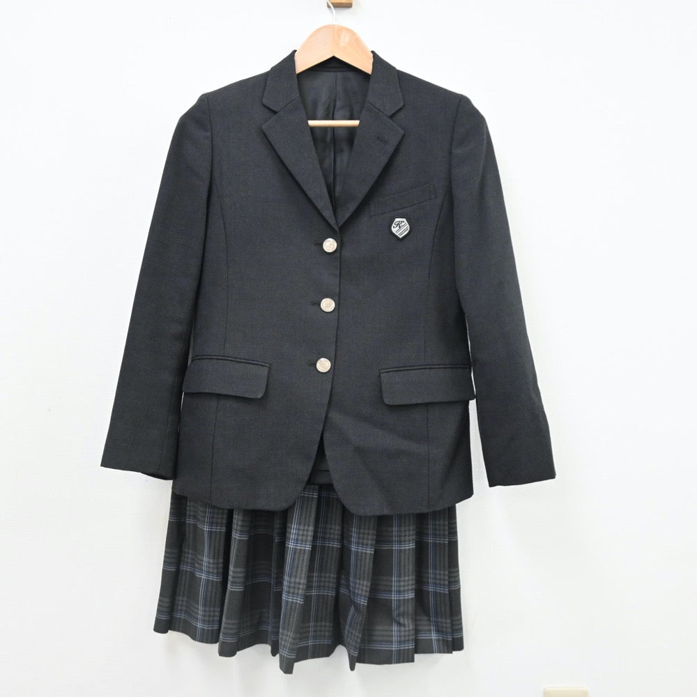 【中古制服】東京都 国本女子高等学校 女子制服 2点（ブレザー・スカート）sf010945【リサイクル学生服】 中古制服通販パレイド