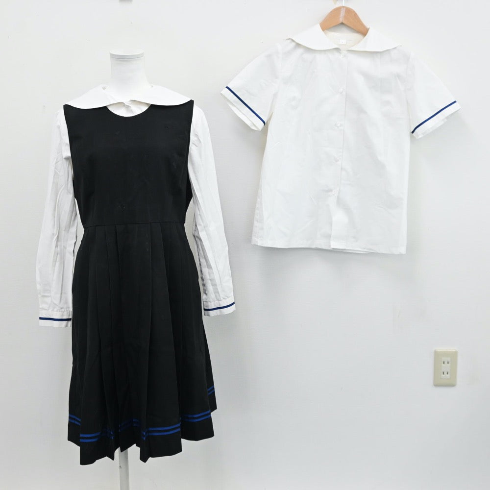 【中古制服】東京都 瀧野川女子学園高等学校 女子制服 2点（シャツ・ジャンパースカート）sf011991【リサイクル学生服】 中古制服通販パレイド