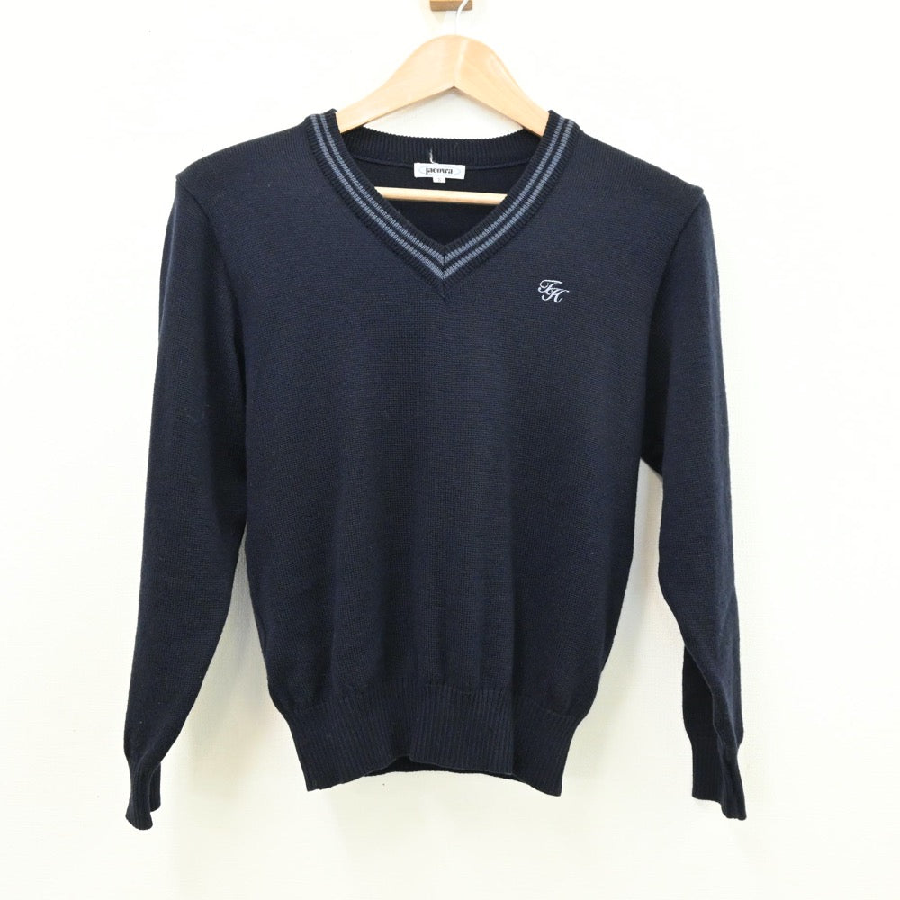 【中古制服】千葉県 東葉高等学校 女子制服 2点（ニット・ニット）sf012314【リサイクル学生服】 中古制服通販パレイド