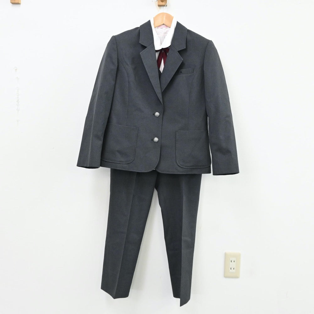 【中古制服】愛知県 愛知県立半田農業高等学校 女子制服 6点（ブレザー・ベスト・シャツ・ニット・ズボン）sf012358【リサイクル学生服