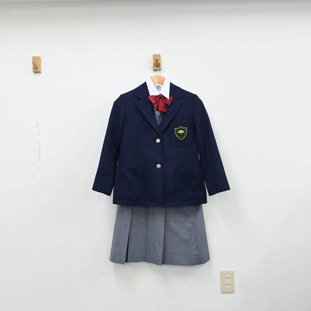 【中古制服】東京都 田園調布中学校 女子制服 5点（ブレザー・シャツ・ベスト・スカート）sf012369【リサイクル学生服】 中古制服通販パレイド