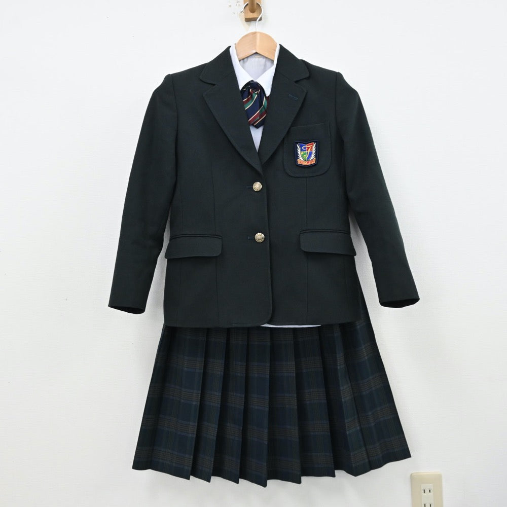 【中古制服】埼玉県 熊谷市立富士見中学校 女子制服 4点(ブレザー・シャツ・スカート)sf012437【リサイクル学生服】 中古制服通販パレイド