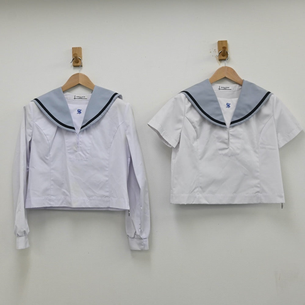 【中古制服】高知県 清和女子高等学校 女子制服 2点（セーラー服）sf012747【リサイクル学生服】 中古制服通販パレイド