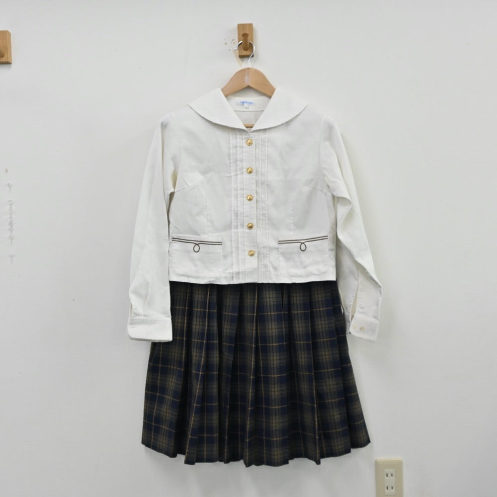 【中古制服】大分県 大分東明高等学校 女子制服 3点（セーラー服・セーラー服・スカート）sf013118【リサイクル学生服】 中古制服通販パレイド