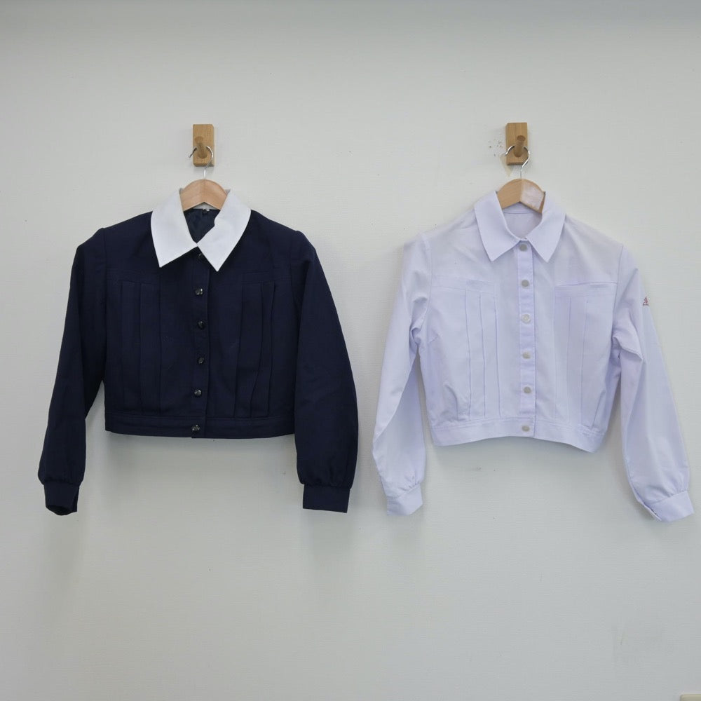 【中古制服】奈良県 奈良県立奈良高等学校 女子制服 2点（ブレザー・シャツ）sf013546【リサイクル学生服】 中古制服通販パレイド