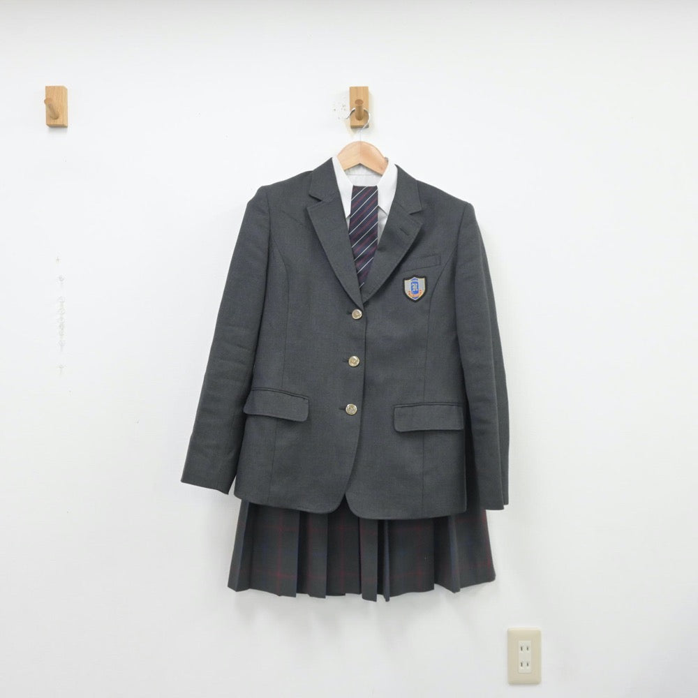 【中古制服】愛知県 豊田東高等学校 女子制服 5点（ブレザー・シャツ・スカート）sf013682【リサイクル学生服】 中古制服通販パレイド