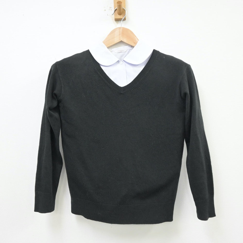 【中古制服】東京都 大田区立大森第二中学校 女子制服 2点(シャツ・ニット)sf013752【リサイクル学生服】 中古制服通販パレイド