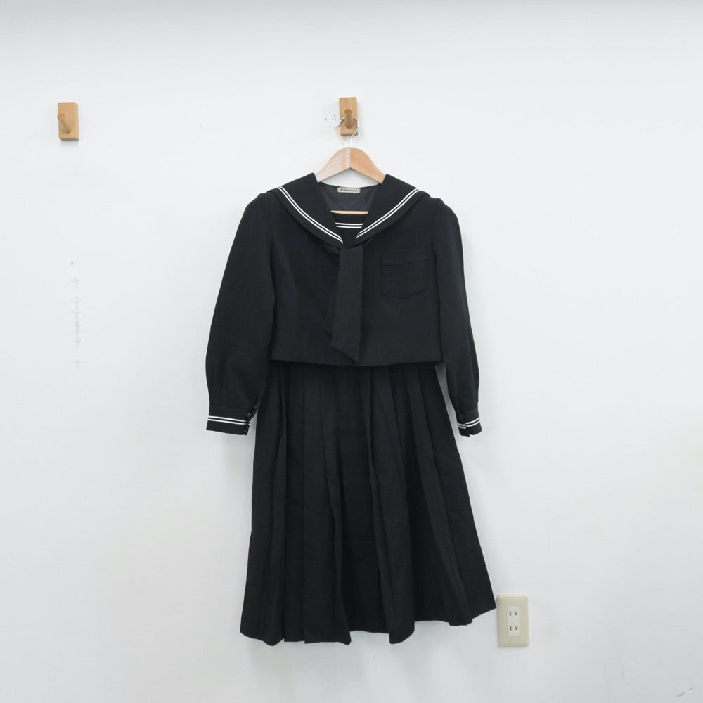 【中古制服】群馬県 桐生女子高等学校 女子制服 3点（セーラー服・スカート）sf013941【リサイクル学生服】 中古制服通販パレイド