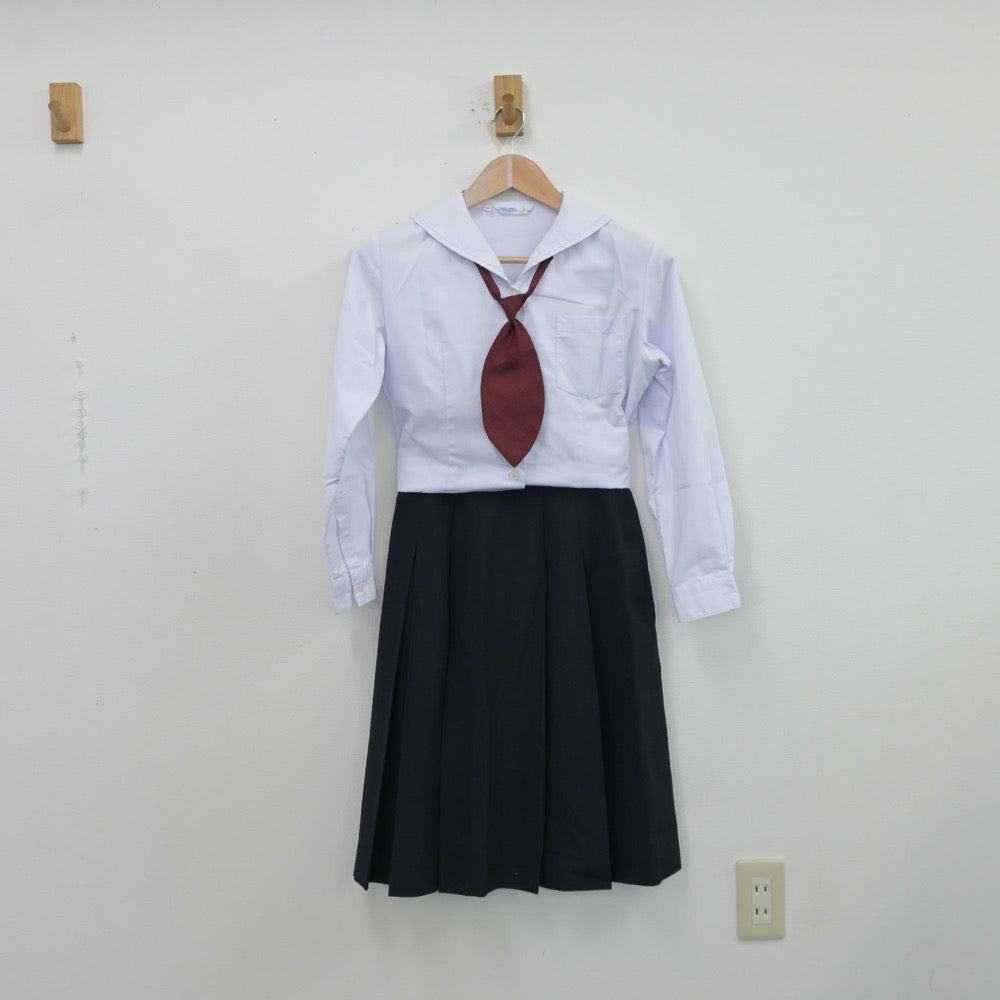 【中古制服】兵庫県 関西学院中学部 女子制服 3点(シャツ・スカート)sf013944【リサイクル学生服】 中古制服通販パレイド