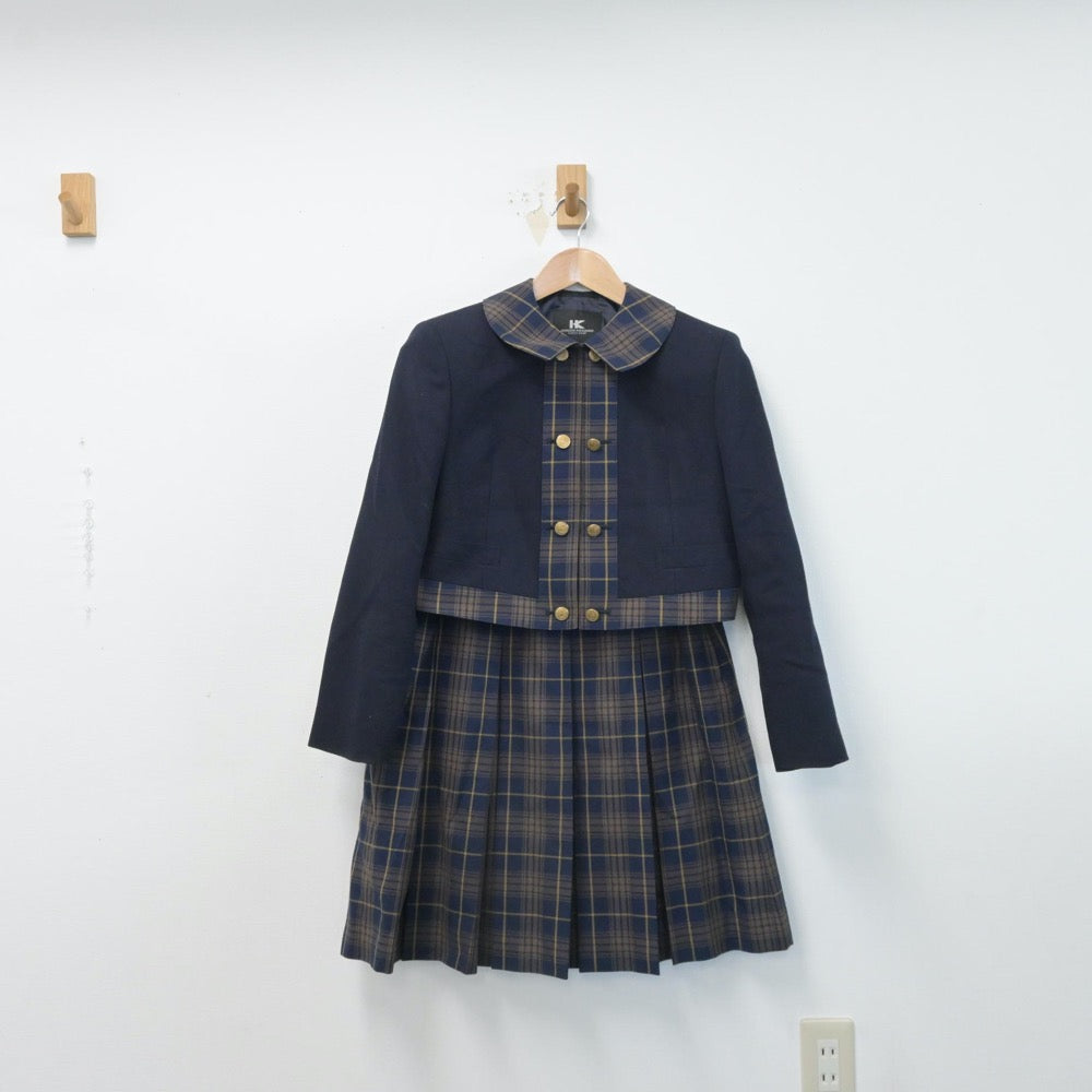 【中古制服】福岡県 福岡女子高等学校 女子制服 3点(ブレザー・スカート)sf014618【リサイクル学生服】 中古制服通販パレイド