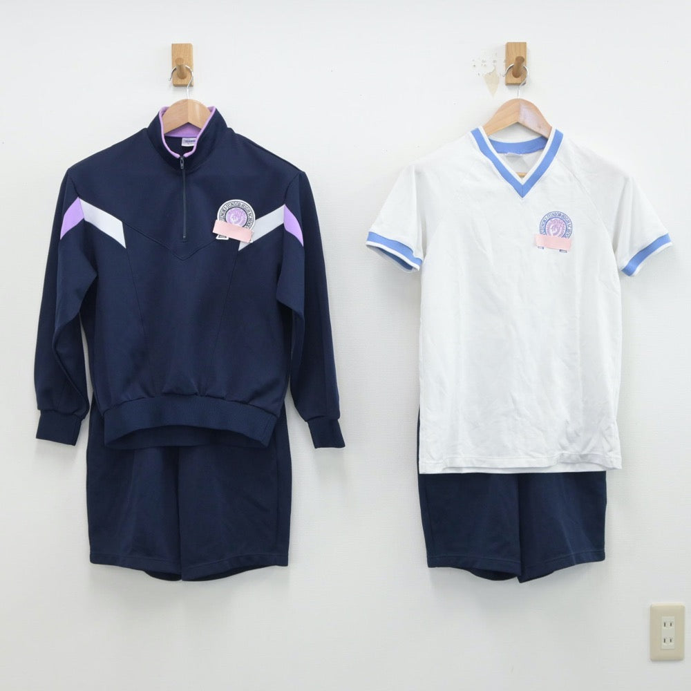 【中古制服】富山県 富山市立藤ノ木中学校 女子制服 4点(ジャージ 上・体操服 上・体操服 下)sf014824【リサイクル学生服】 中古