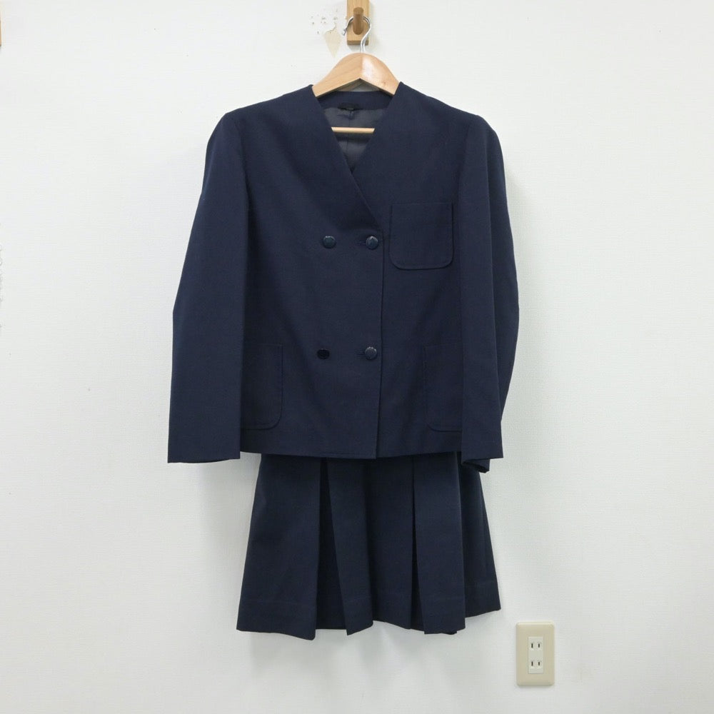 【中古制服】岩手県 岩手県立大船渡高等学校 女子制服 2点（ブレザー・ジャンパースカート）sf015457【リサイクル学生服】 中古制服