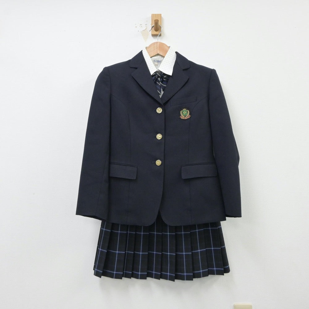 【中古制服】岐阜県 岐阜県立大垣養老高等学校 女子制服 4点(ブレザー・シャツ・スカート)sf015465【リサイクル学生服】 中古制服