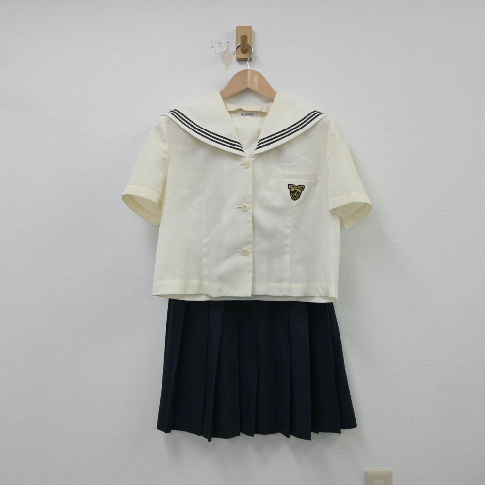 【中古制服】東京都 淑徳中学校 女子制服 2点(セーラー服・スカート)sf015479【リサイクル学生服】 中古制服通販パレイド