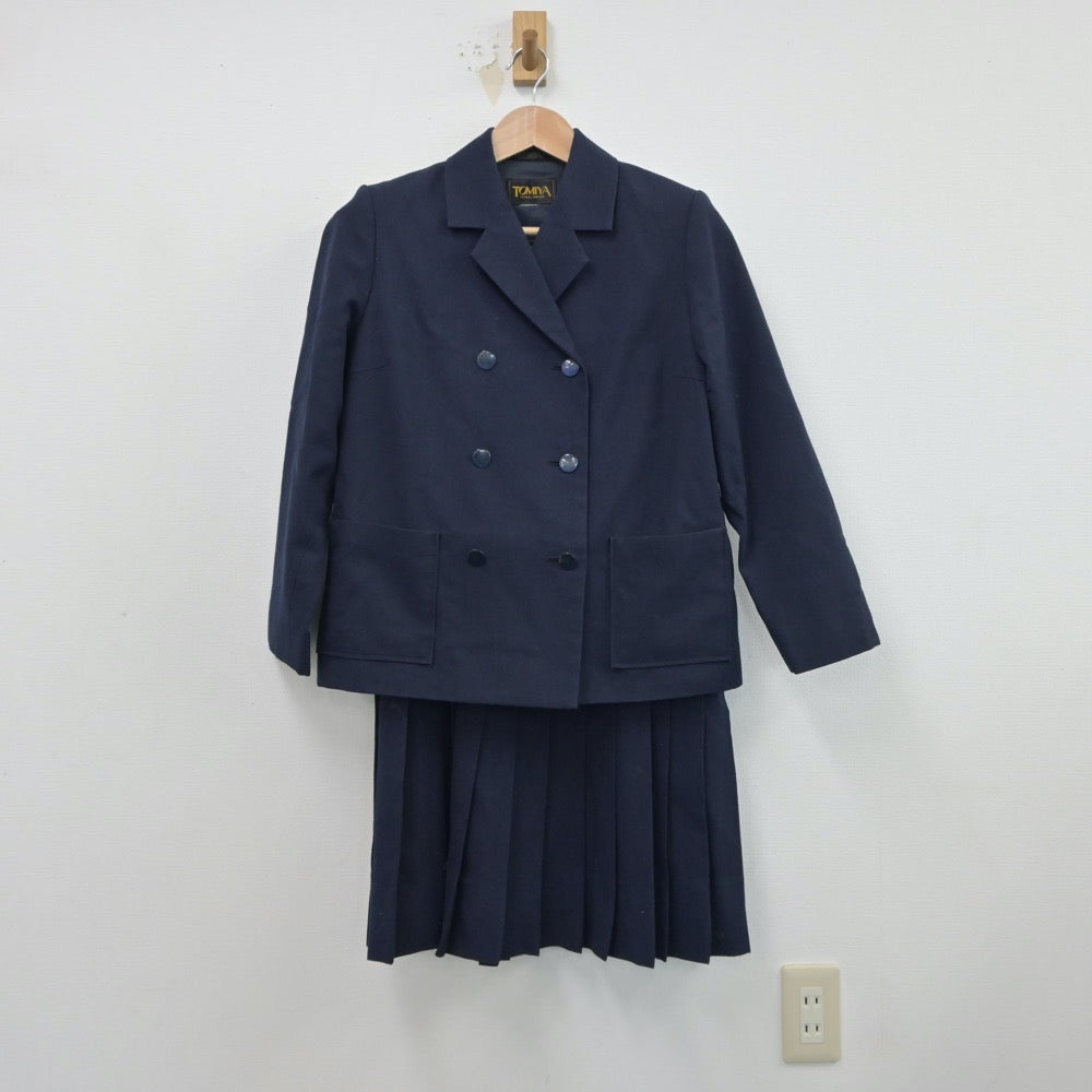 【中古制服】広島県 二葉中学校 女子制服 2点（ブレザー・ジャンパースカート）sf015722【リサイクル学生服】 中古制服通販パレイド