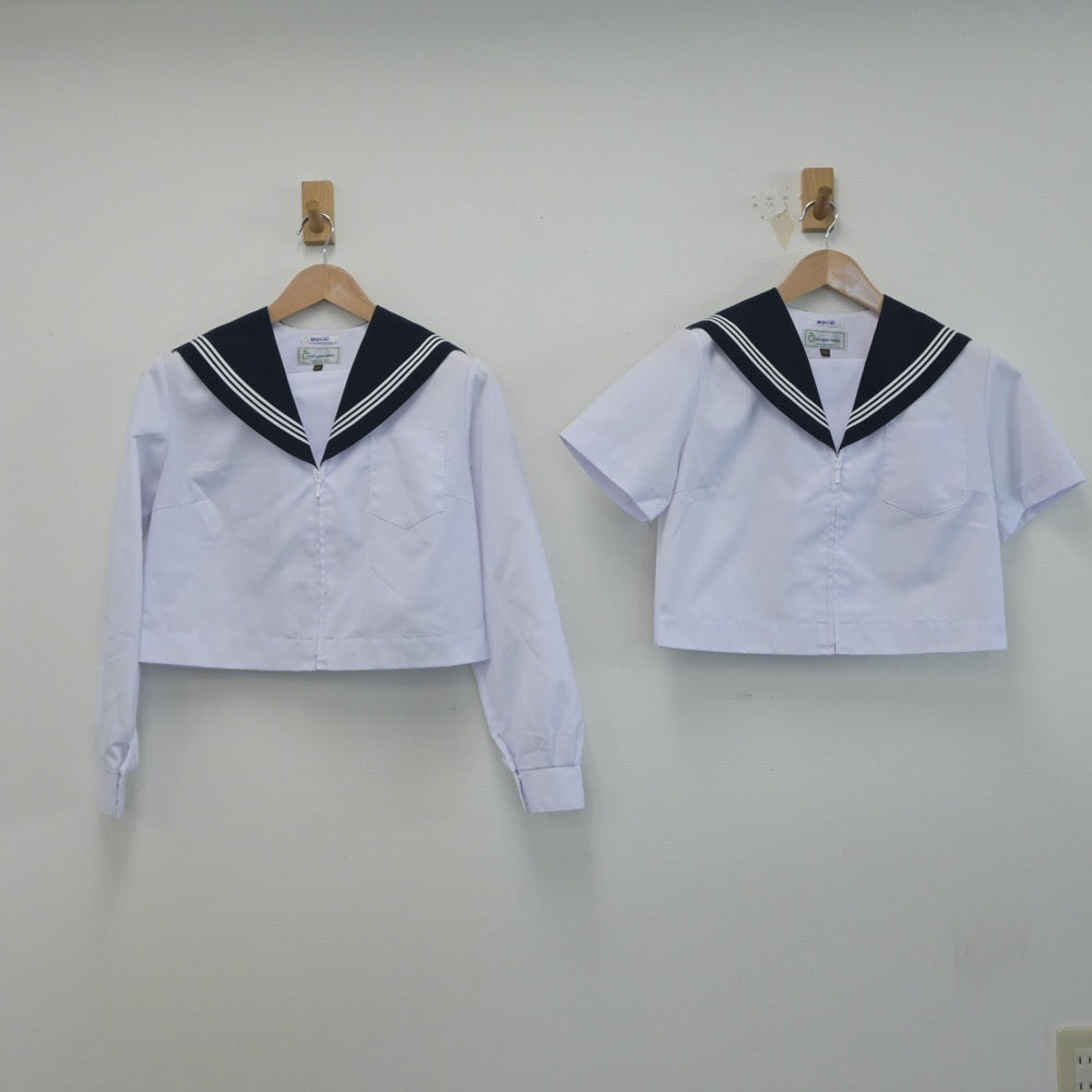 【中古制服】愛知県 瑞陵高等学校 女子制服 2点(セーラー服)sf015948【リサイクル学生服】 中古制服通販パレイド
