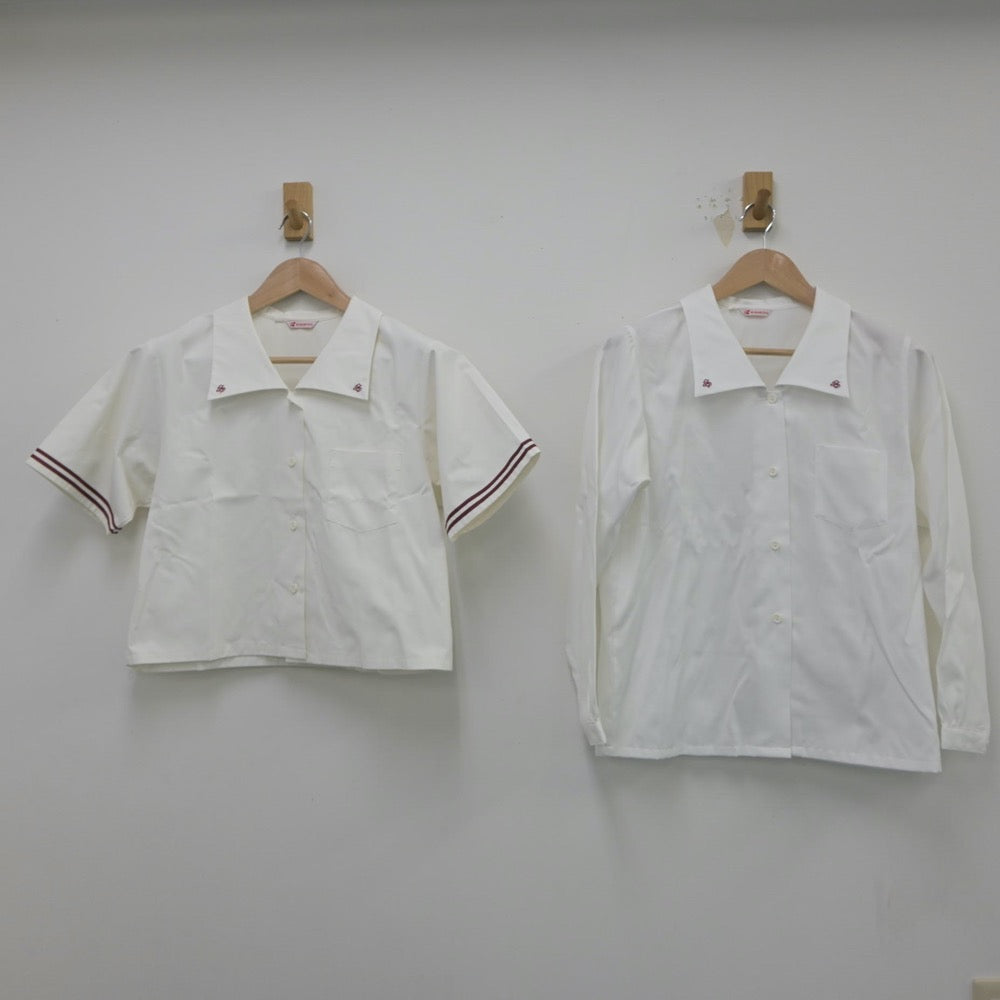 【中古制服】山形県 寒河江高等学校 女子制服 2点（シャツ）sf016298【リサイクル学生服】 中古制服通販パレイド