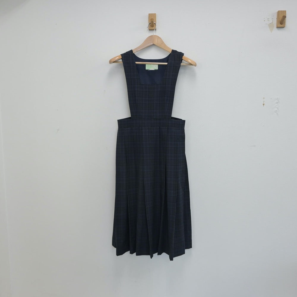 【中古制服】福岡県 福岡市立平尾中学校 女子制服 1点（ジャンパースカート）sf016380【リサイクル学生服】 中古制服通販パレイド