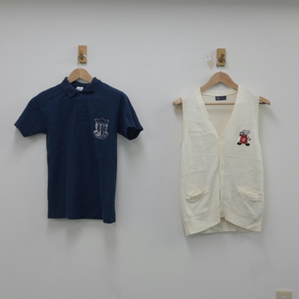 【中古制服】東京都 国際高等学校 女子制服 2点（シャツ・ニットベスト）sf016617【リサイクル学生服】 中古制服通販パレイド