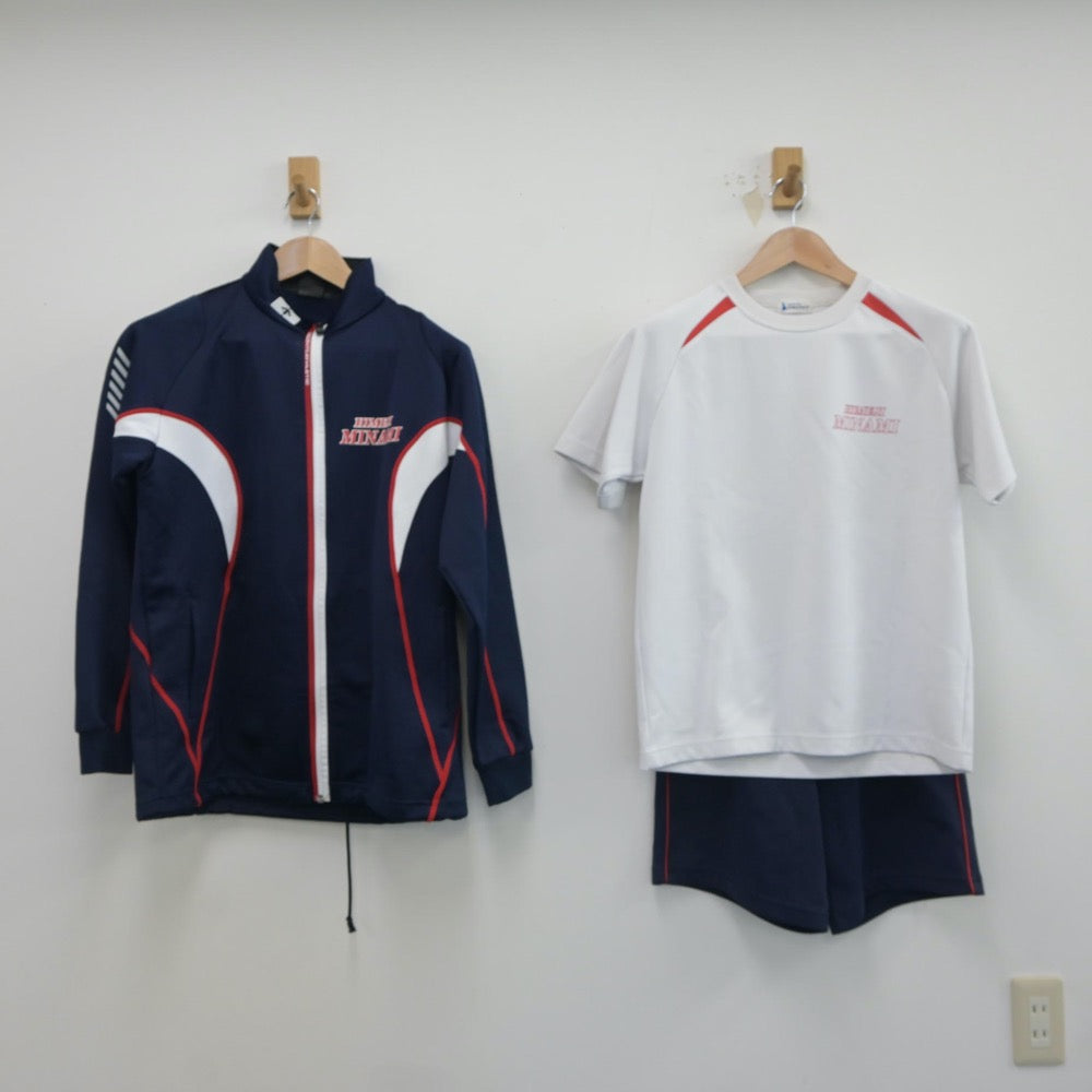 【中古制服】兵庫県 姫路南高等学校 女子制服 3点（体操服 上・体操服 下・ジャージ 上）sf016822【リサイクル学生服】 中古制服
