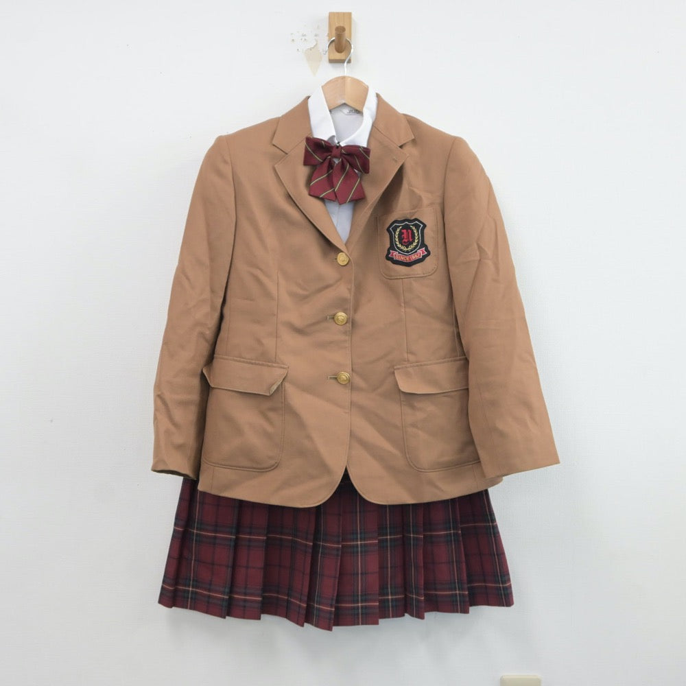 【中古制服】東京都 中村女子高等学校 女子制服 6点（ブレザー・ニット・シャツ・スカート）sf017170【リサイクル学生服】 中古制服