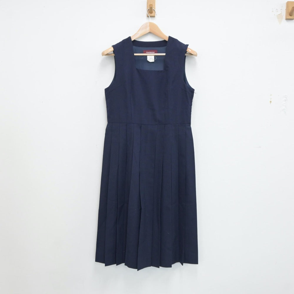 【中古制服】東京都 小松川第一中学校 女子制服 1点（ジャンパースカート）sf017815【リサイクル学生服】 中古制服通販パレイド