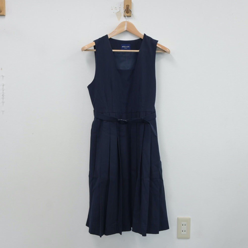 【中古制服】東京都 小松川第一中学校 女子制服 1点（ジャンパースカート）sf017818【リサイクル学生服】 中古制服通販パレイド