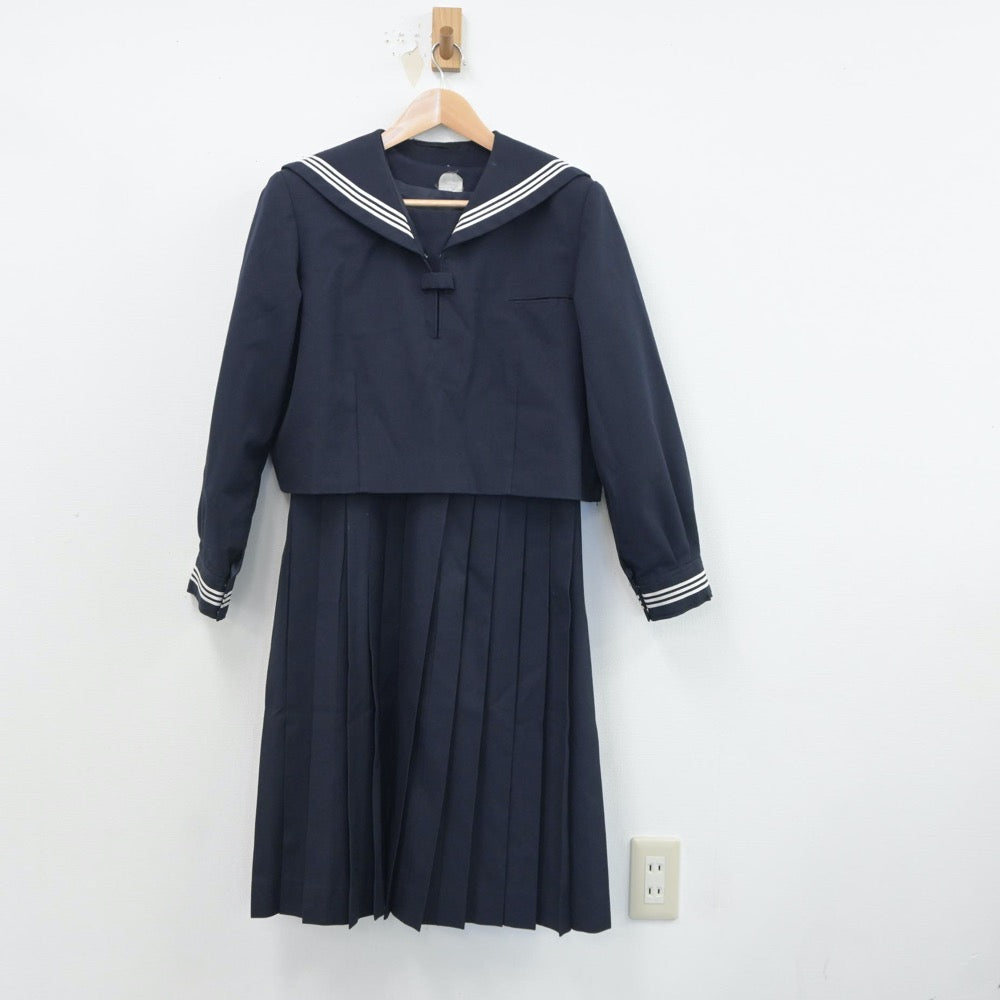 【中古制服】東京都 小松川第一中学校 女子制服 2点（セーラー服・ジャンパースカート）sf017838【リサイクル学生服】 中古制服通販パレイド